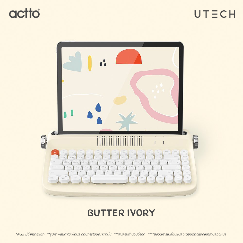 Actto Retro Bluetooth Keyboard th/en