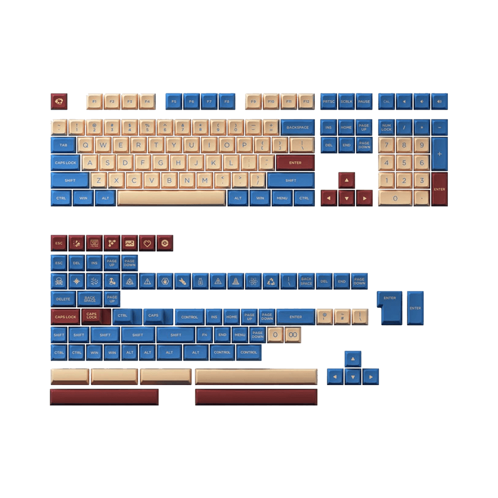 คีย์แคป Akko Palace Keycap Set OSA Profile 187-Key