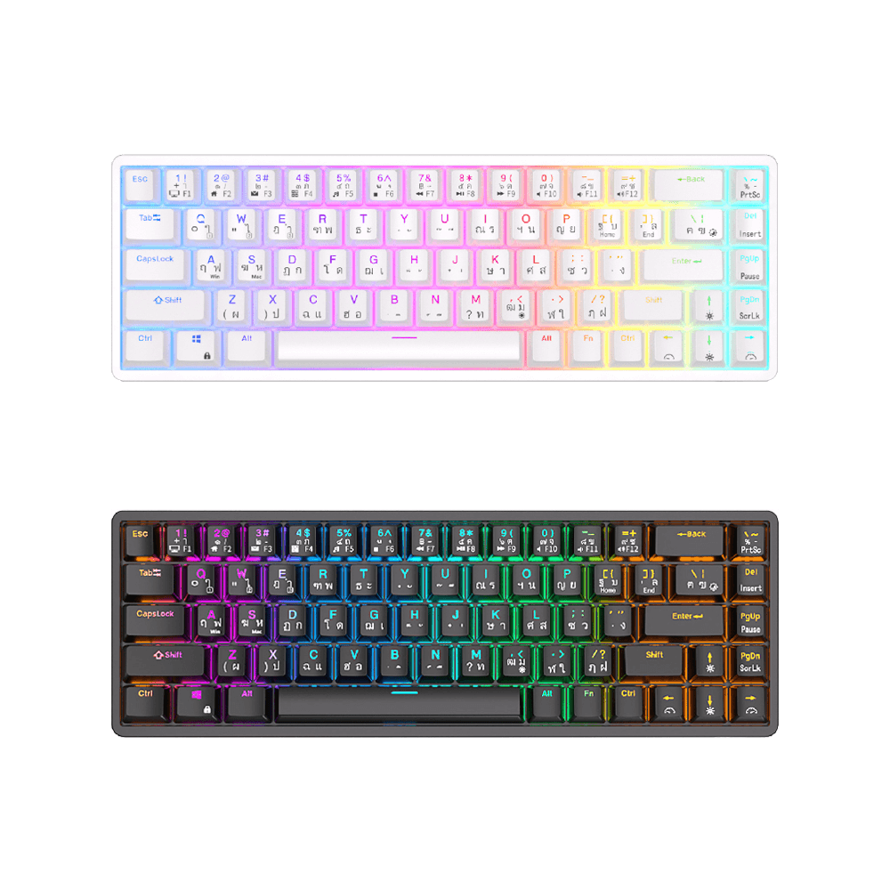 คีย์บอร์ด Royal Kludge RK68 Wireless Gaming Keyboard 65% (TH/EN)